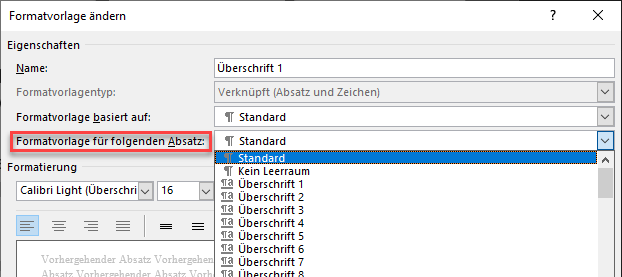 Formatvorlagen - IT-Guide