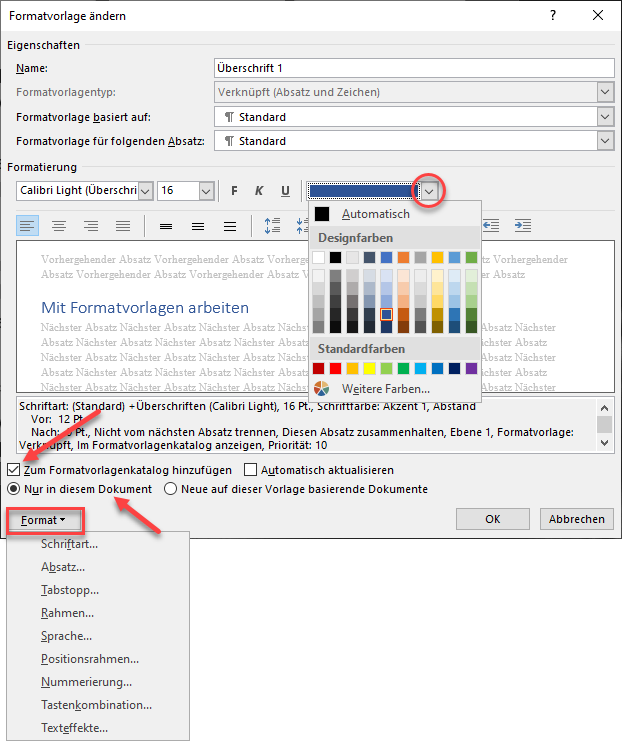 Formatvorlagen - IT-Guide